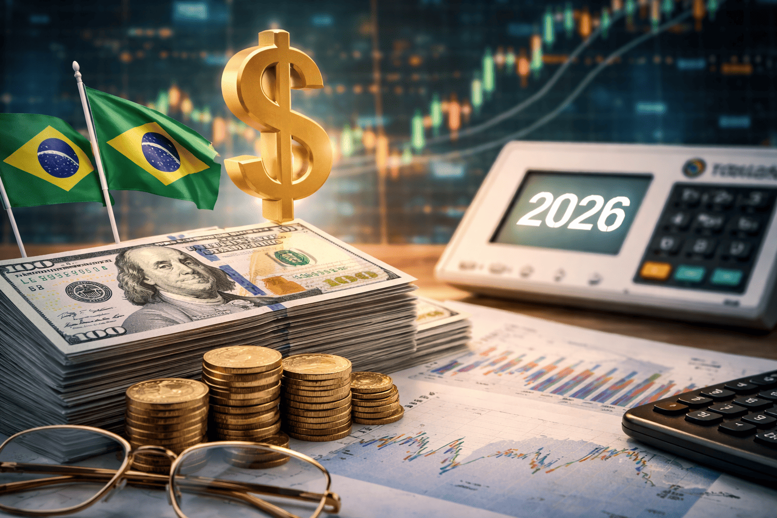 Dólar em 2026: o que esperar do câmbio?